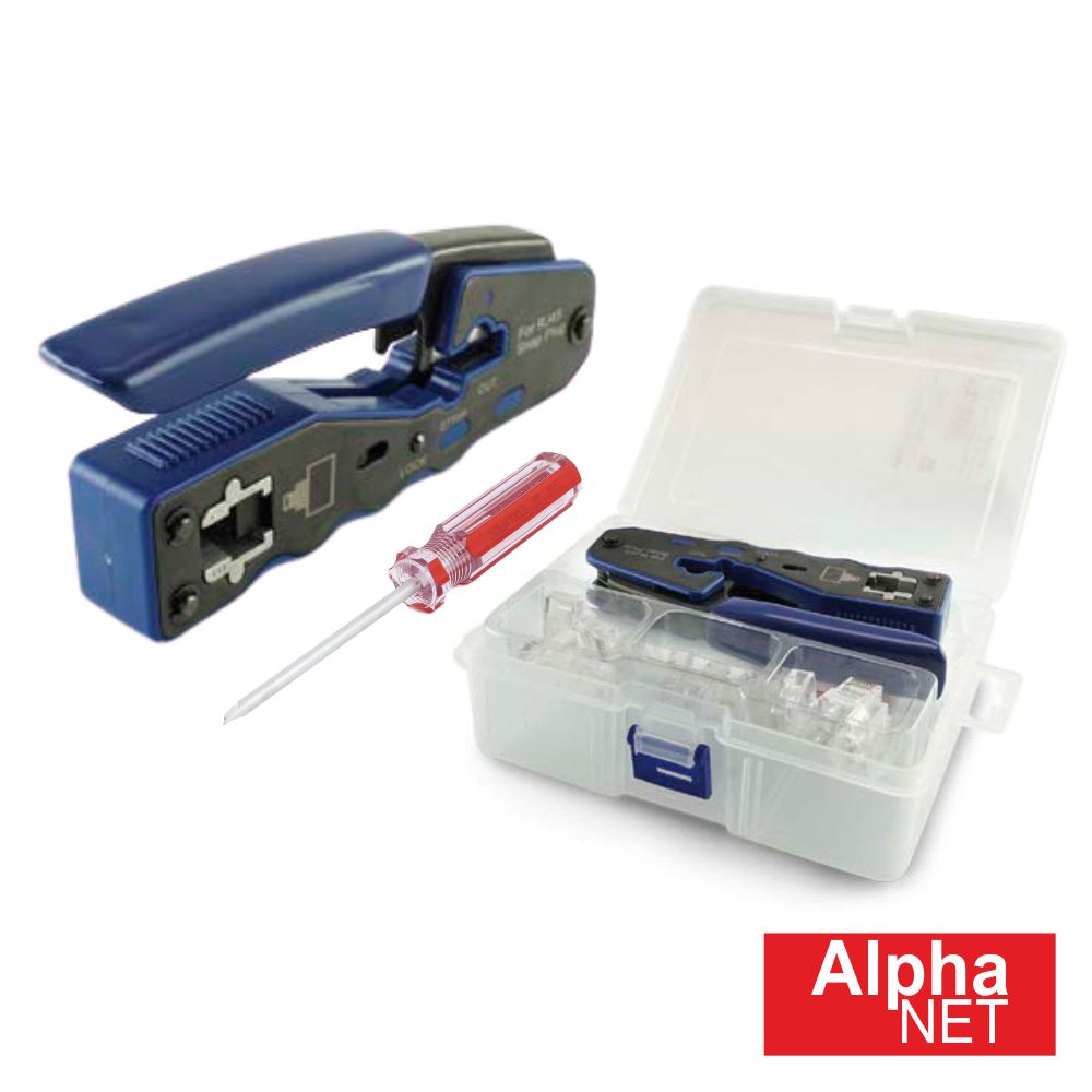 Alicate De Cravar 8p8c/RJ45 Passante ALPHANET – Ledistronica, Lda