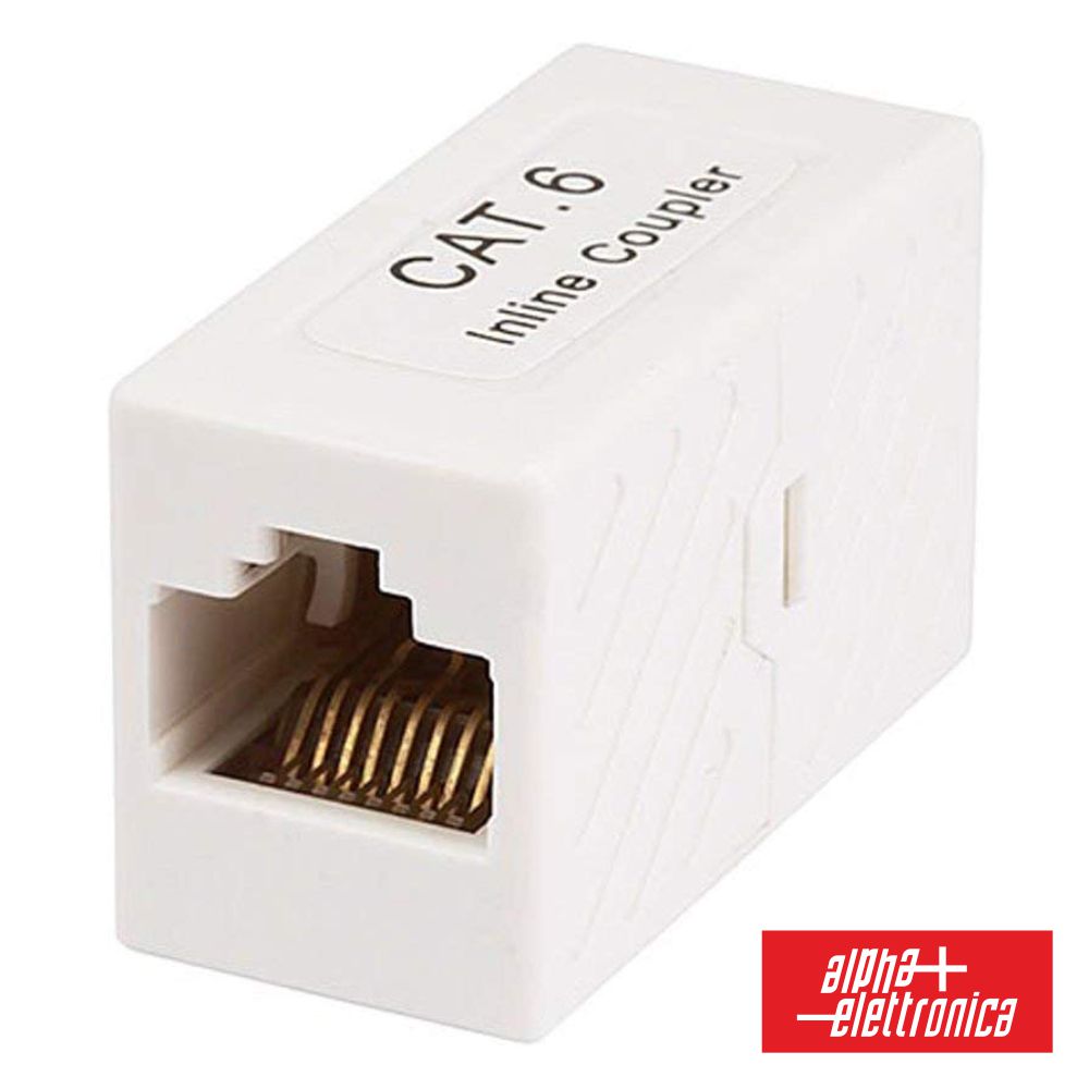 FICHA ADAPTADOR RJ45 8P8C CAT6A FÊMEA / FÊMEA – Ledistronica, Lda