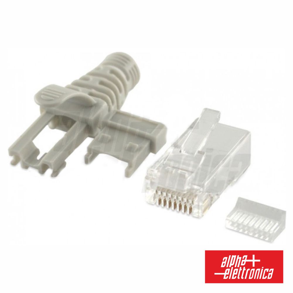 FICHA RJ45 MODELAR 8P8C CAT6A C/ CAPA – Ledistronica, Lda
